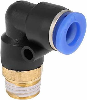 sl sales 8MM 1/4 Bsp PT Male Thread L Type Elbow Pipe Quick Fitting ...