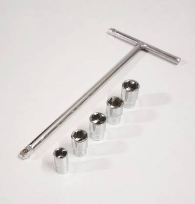 4MECH 1/4" Drive DH-812, T-Handle Socket Set with (8, 9, 10, 11, 12 mm ...