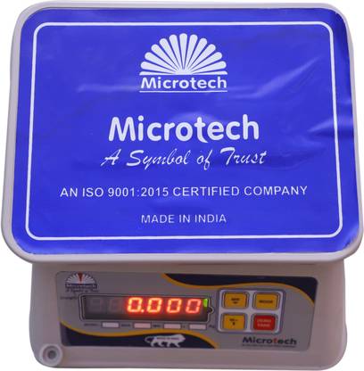 Microtech 30kg Digital weighing scale Table top counter Weighing Scale ...