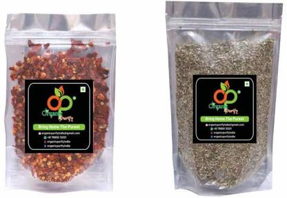 Organic Purify Oregano Seasoning + Roasted Chilli Flakes 200GM Each ...