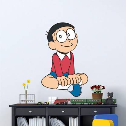 décor nirmal 50 cm Cartoon Nobita Creative Nobita Wall Sticker Covering ...