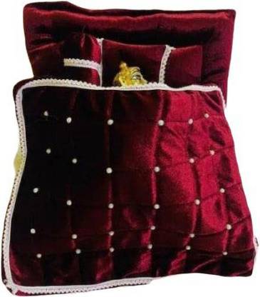 Kanha Laddu Gopal Bistar Set Size Medium any one Random color Dress ...