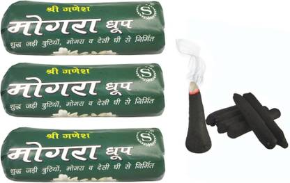 Stylewell Pack of 3 (200 Gm Roll) Mogra/Jasmine Dhoopbatti Incense ...