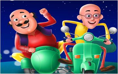 Motu Patlu Poster For Room Paper Print - Animation & Cartoons posters ...