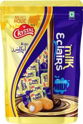 CRYSTAL Eclairs Milk Flavour 100 Toffee Gift Combo Birthday Gift Hamper ...