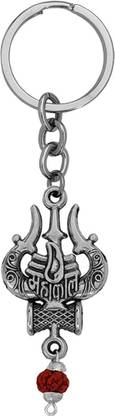 Shiv Jagdamba Lord Shiva Trishul Rudraksha Damru Mahakal Keychain ...
