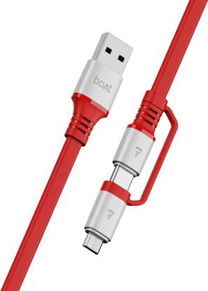 boAt USB Type C Cable 6.5 A 1.5 mm Deuce USB 500 Stress Resistant ...