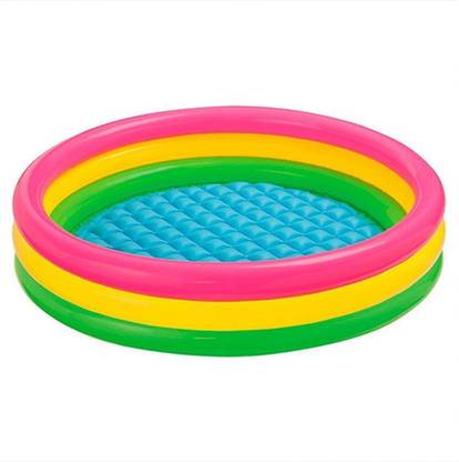 Aseenaa 3ft Baby Pool Bath Water Tub for Kids Soft Inflatable Kid's ...