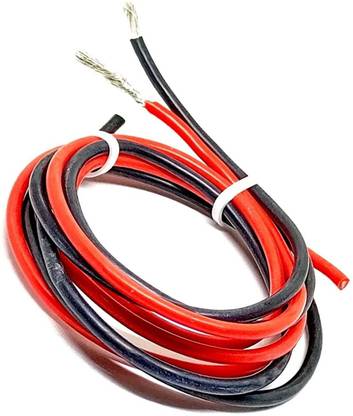INVENTO 20mtr 13 AWG 2.5 sq.mm High Quality 75A Tinned Copper Silicone ...