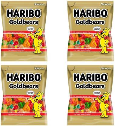 Haribo Goldbears Share Size Bag, Golden & White, Assorted (IMPORTED ...