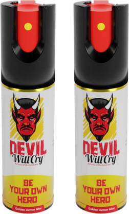 Devil Will Cry Powerful Chilli Pepper Spray Self Defence COMBO Pepper ...