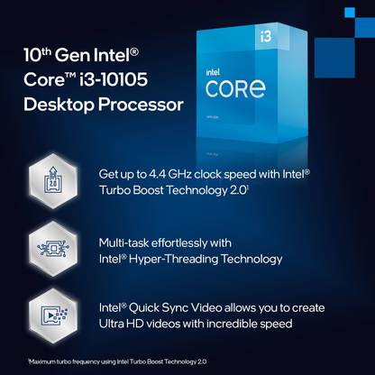 Intel Core 10th Gen I3-10105 Processor | CyberDeals.lk - Ultimate Online Gadget Store in Sri Lanka
