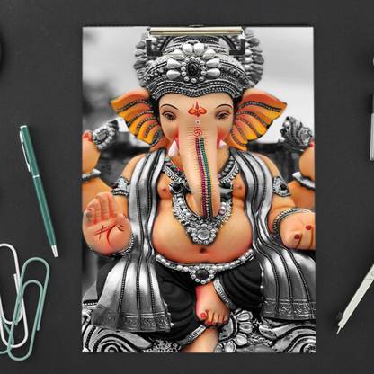 Flipkart.com | Wallpaperroll Ganesh ji Digital Reprint Clip Board Exam ...