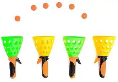 IndusBay Pop and Ball Catching Net sports indoors outdoor Game for kids ...