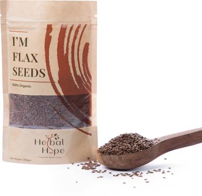 Herbal Hope Organic Flax Seeds improves digestion & relieve ...