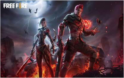 Free Fire Poster For Room Paper Print - Gaming, Decorative posters in ...