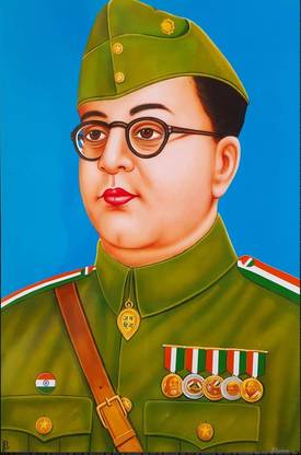 Subhash chandra Bose PhotoPaper Print Poster Photographic Paper ...