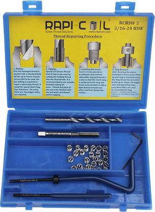 Rapi-Coil 3/16-24 BSW Hand Tool Kit Price in India - Buy Rapi-Coil 3/16 ...