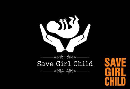 Poster Save Girl Child Poster Series 34 Large Poster sl2027 (36x24 ...