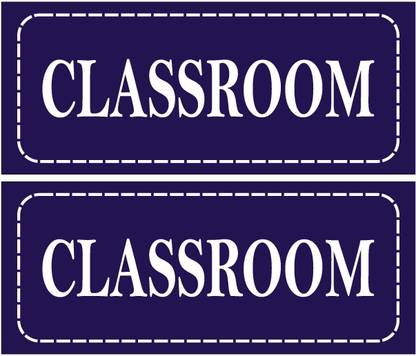 GOODPRINTZONE Classroom sign Board Size 5"X 12" Inch 5.mm Thick ...