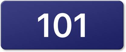 Flambird Numeral 101 Emergency Sign Price in India - Buy Flambird ...