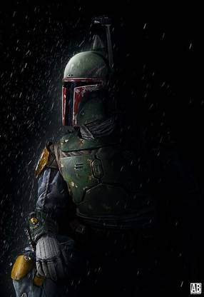 Star Wars Jango Fett Boba Fett Matte Finish Poster Paper Print ...
