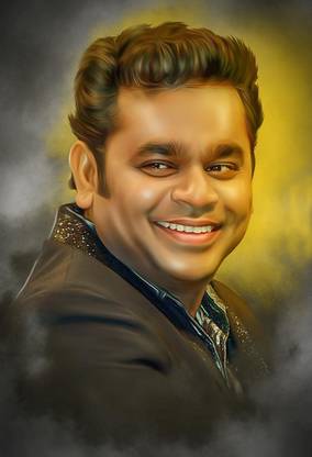 Poster A R Rahman Photo Art (Large Poster, 300GSM Matt, 36x24 Inches ...
