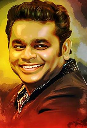 Poster A R Rahman Photo Art (Large Poster, 300GSM Matt, 36x24 Inches ...