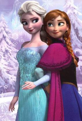 Poster Frozen Queen Elsa (Large Poster, 300GSM Matt, 36x24 Inches ...