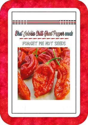 Biosnyg Hybrid Variety Bhut Jolokia Ghost Pepper Chilli 500 Seeds Seed Price in India - Buy ...