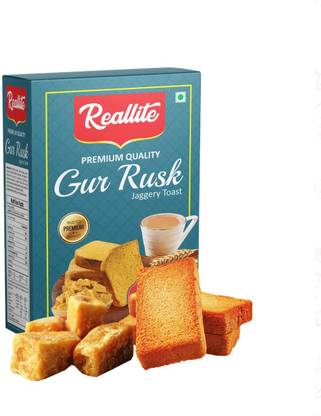 Reallite Speciality Gur Rusk, Pure Gur Gud Bakery Rusk,Healthy Snacks ...