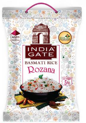 INDIA GATE Rozana Basmati Rice (Medium Grain, Polished) Price in India ...