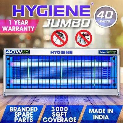 Hygiene 40W Jumbo Flying Insect Killer UV Tube Catcher Zapper Repellent ...