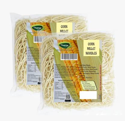 THANJAI NATURAL Corn Noodles 180g X 2 (360g) of Natural Processed ...