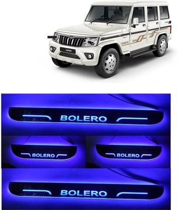 AutoRight Mahindra Bolero car door foot step led sill plate Door Sill ...