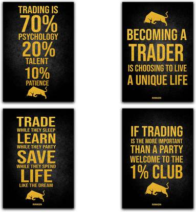 RINKON 30 cm Stockmarket Motivation Poster Trading Traders Sharemarket ...