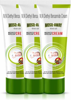 Leeford Mosq-Away Mosquito Repellent Cream - Pack of 3 with Advanced ...