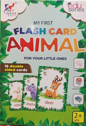 Kumar toys store Kids Learning Flash Card Number 16 Double Sided Cards ...