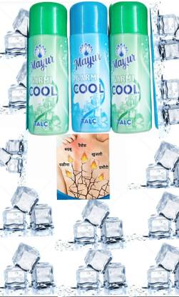 MAYUR GARMI COOL THANDA POWDER GARMI KHUJLI GHAMORIYA CHOOMANTAR( PACK ...