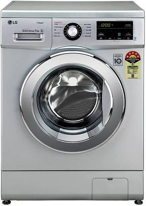 LG 7 kg Fully Automatic Front Load Washing Machine Silver Price in ...