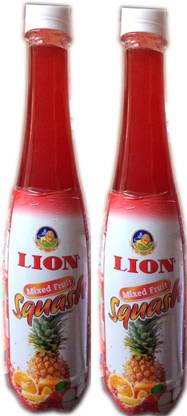 LION MIXED FRUIT SQUASH PACK OF 2 Price in India - Buy LION MIXED FRUIT ...