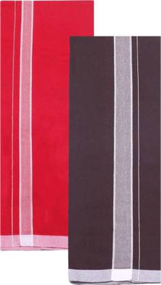 Mr.Lungi Red and Black Color Kerala Men Dhoti - Buy Mr.Lungi Red and ...