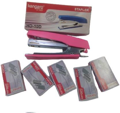 Excel Premium Stapler [Kangaroo] No 10D with 5 packet of Stapler Pins ...