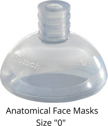 NSC Anatomical Face Mask For Infant (Size 0), Anesthesia Apparatus and ...