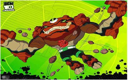 Ben 10 Flex Poster For Room Mo-258 Photographic Paper - Animation ...