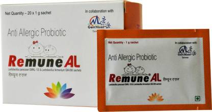 remune al Sachets | Natural anti-allergic probiotic supplement|20 ...