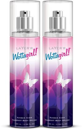 LAYER'R Wottagirl Amber Kiss Fragrant Long Lasting Body Spray - For ...