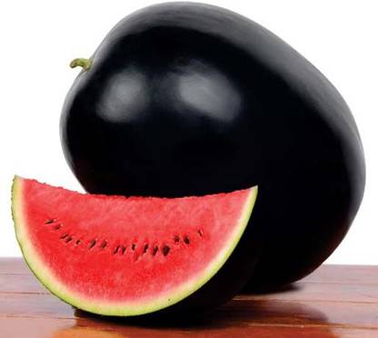 Gromax India Special Summer Season Black Watermelon Fruits, Seeds For ...