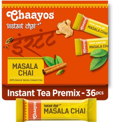 Chaayos Instant Tea Premix - Masala Flavour - Regular Sugar (14g * 36 ...