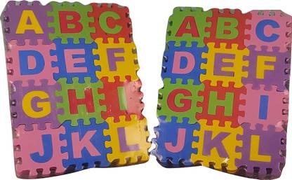 Desicart 36 Pieces ABC Puzzle Alphabet Floor mat for Kids-Pack of 2 ...